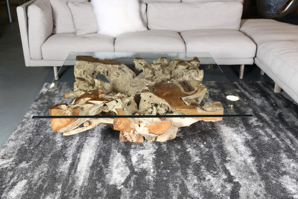 Teak Coffee Table Tree Furniture Brisbane Wood
